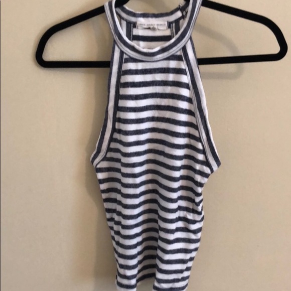 Urban Outfitters | Tops | Urban Outfitters Striped High Neck Tank Top ...